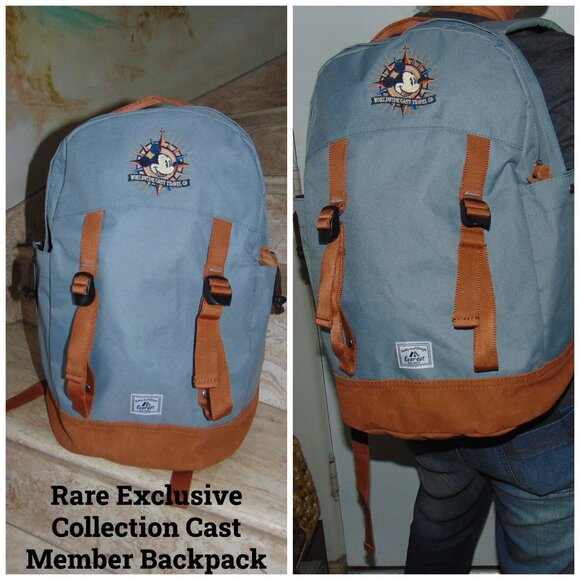 Disney | Bags | Disney Worldwide Cast Travel Backpack Rare Exclusive ...